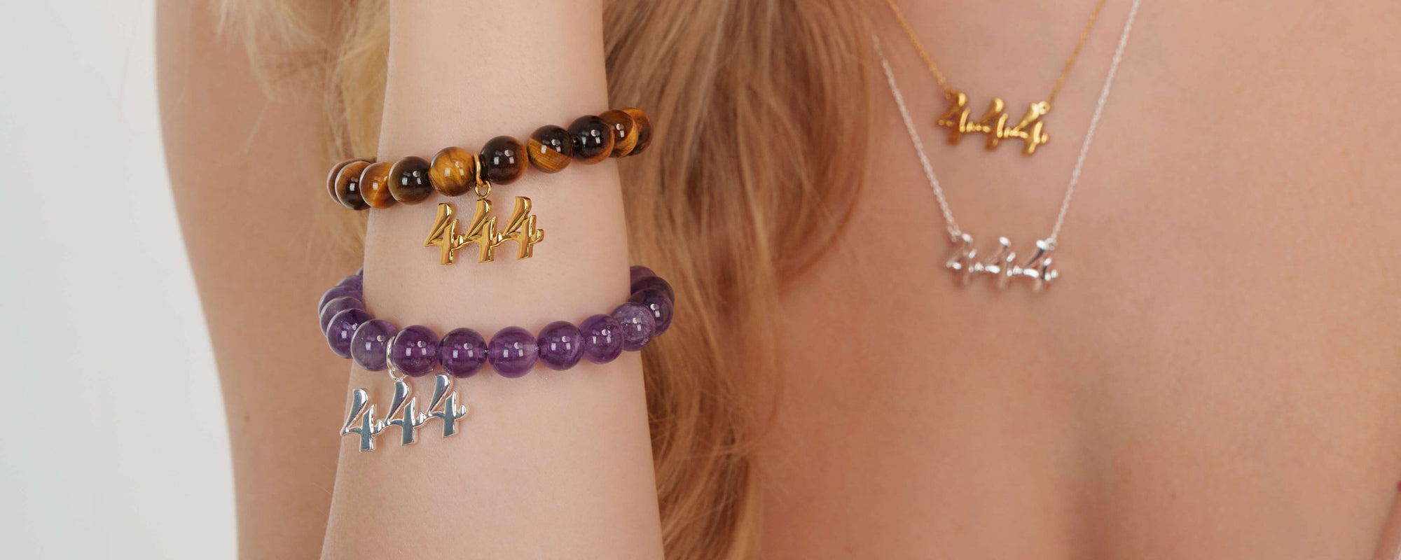 444 Angel Number Jewelry Collection
